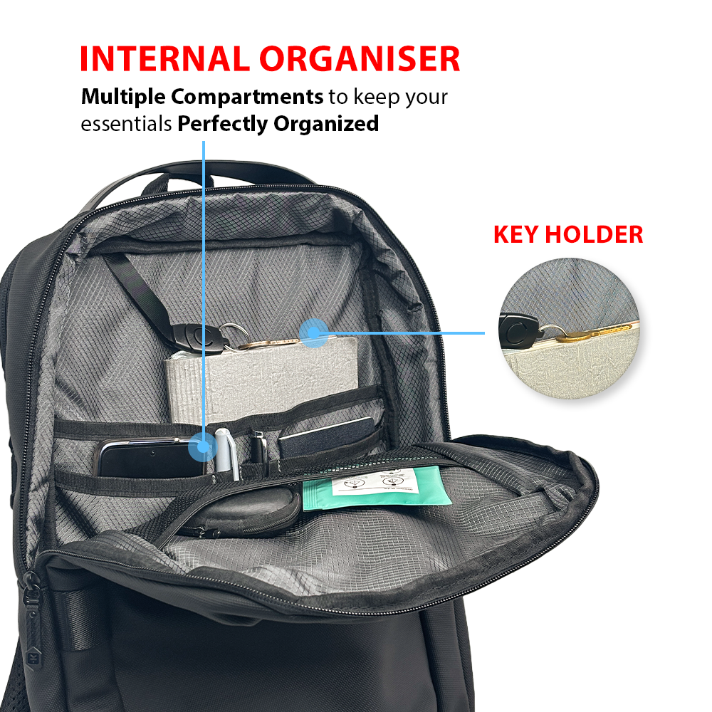 Urban 15.6" Laptop Backpack - Seamless Trolley Strap - Skross Travel