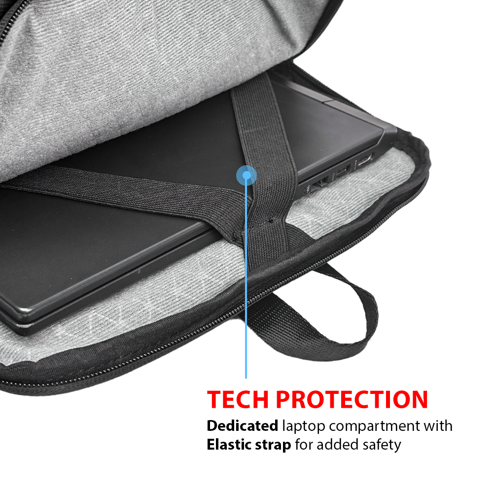 Urban 15.6" Laptop Backpack - Seamless Trolley Strap - Skross Travel