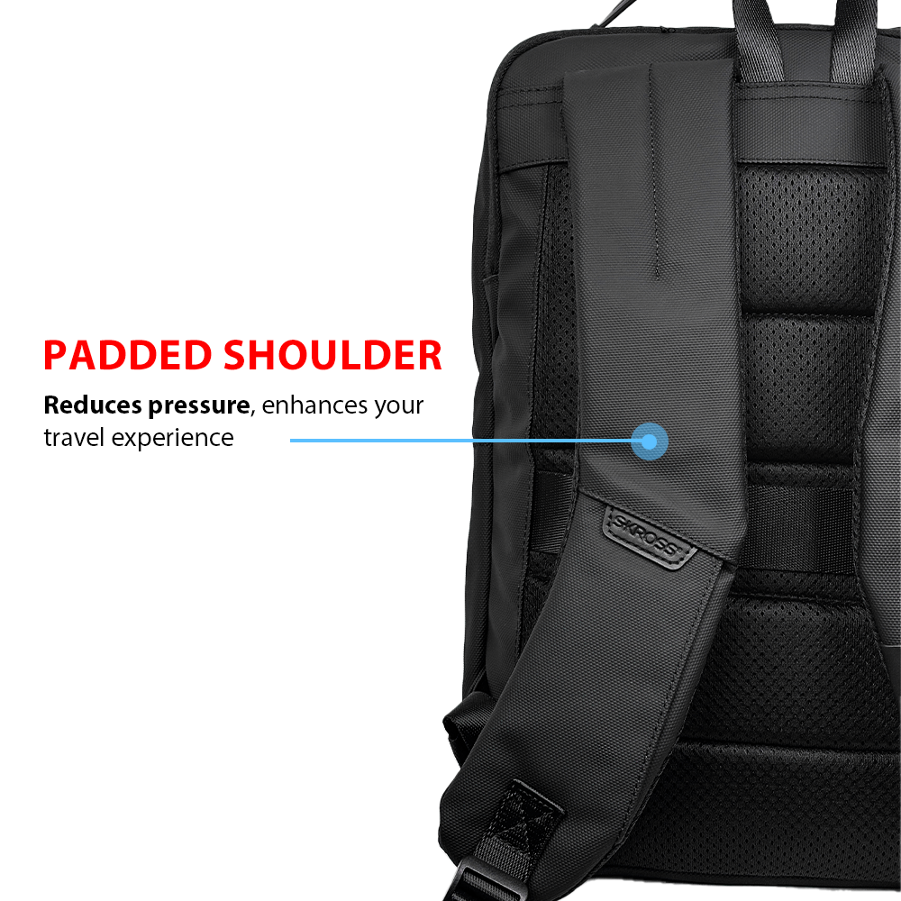 Urban 15.6" Laptop Backpack - Seamless Trolley Strap - Skross Travel
